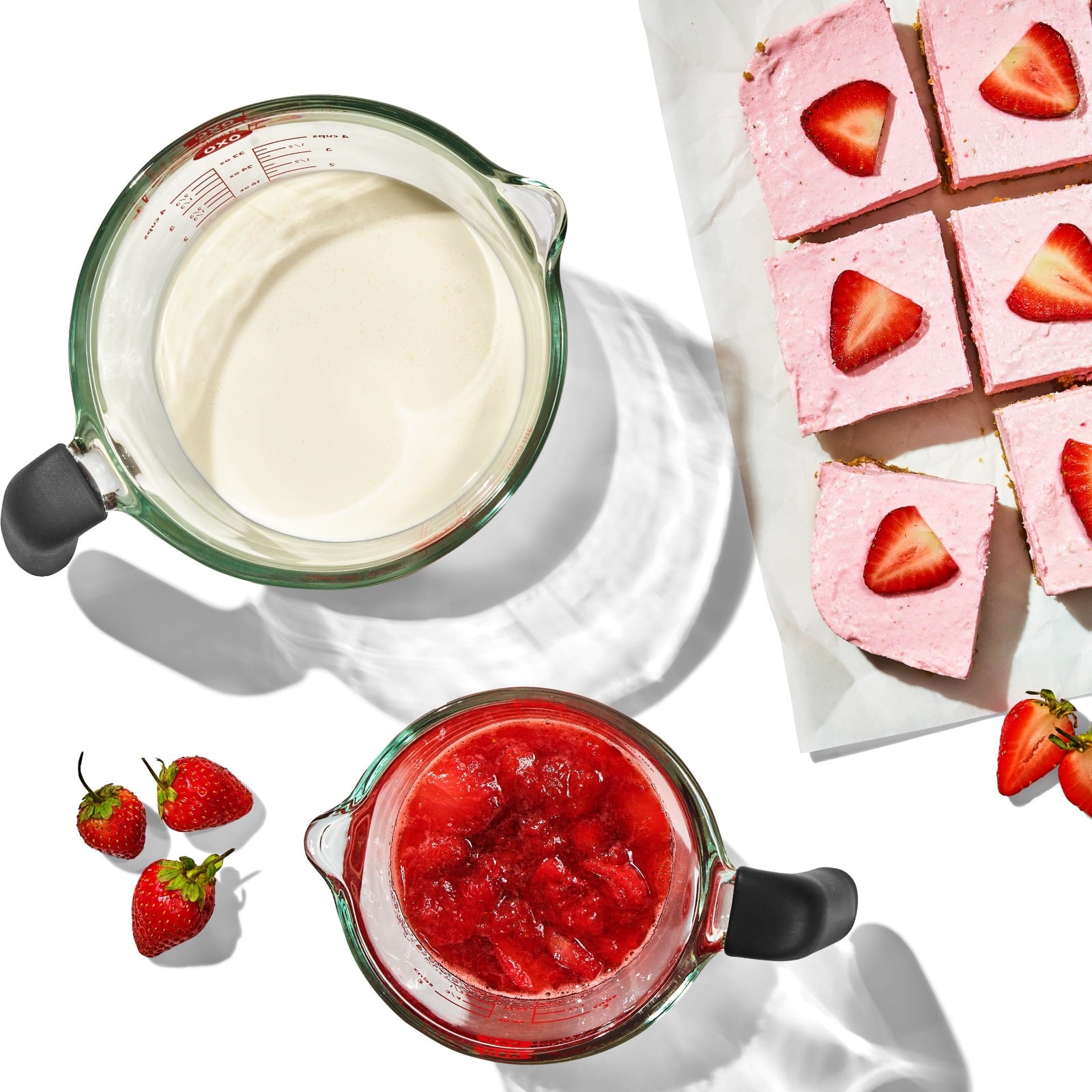 2-Cup and 4-Cup Glass Measuring Cup Set